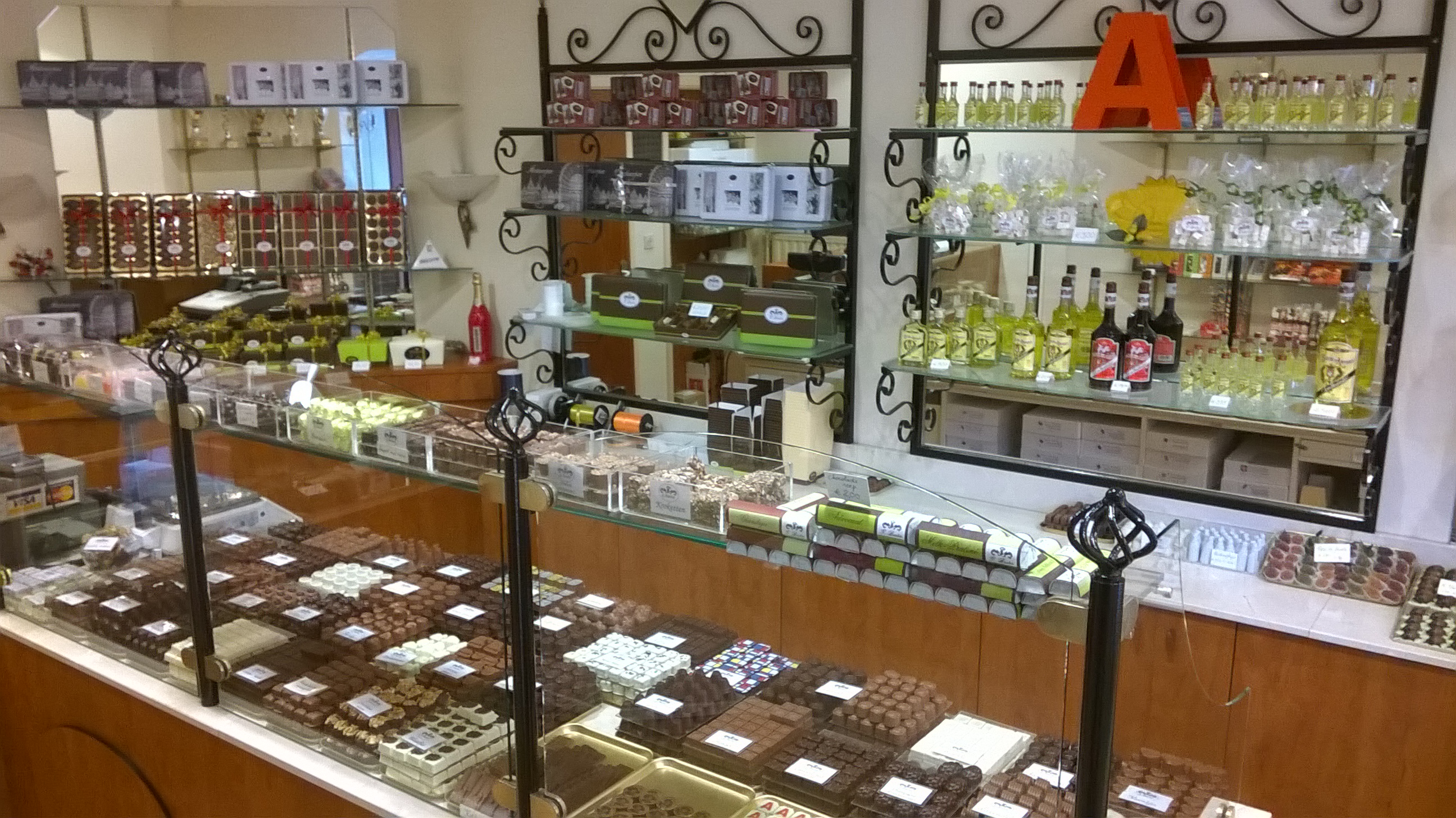 Vestigingen online chocolade en pralines